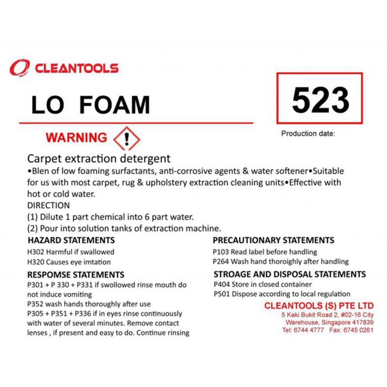 Low-Foam Detergents – Cleantools Global